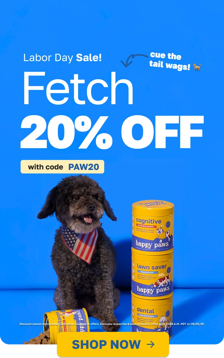 Dog Vitamins & Supplements | Natural & Organic - Happy Paws